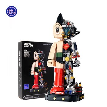 Pantasy Astro Boy Mechanical Clear Building Bricks Set 15*14*32cm ...