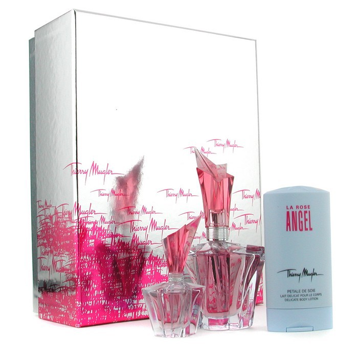 Thierry Mugler (Mugler) La Rose Angel Coffret: Eau De Parfum Spray 25ml ...