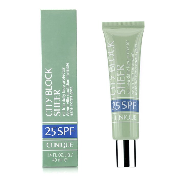 Clinique City Block Sheer Oil-Free Daily Face Protector SPF 25 40ml/1 ...