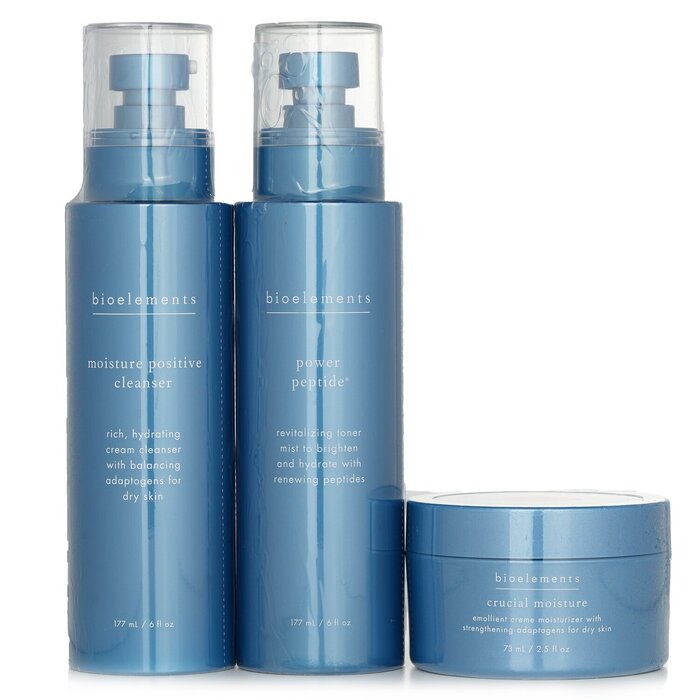 Bioelements 3-Step Starter For Dry Skin Set 3pcs | Strawberrynet AU