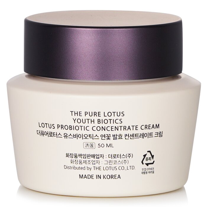 THE PURE LOTUS Youth Biotics Lotus Probiotic Concentrate Cream 50ml ...