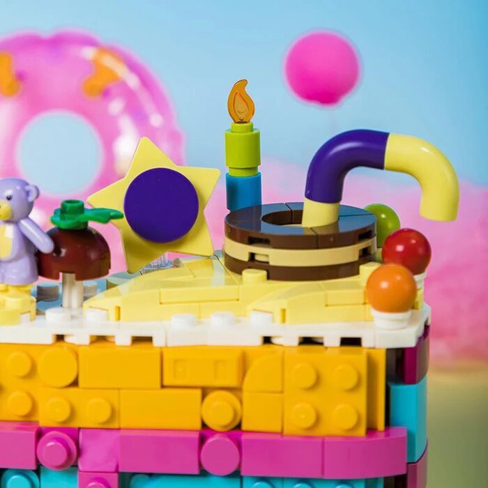 Pantasy Birthday Cake Series - Cute Birthday Cake Building Bricks Set ...