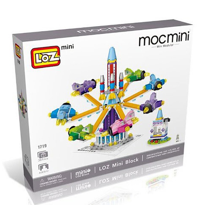 Loz LOZ Dream Amusement Park Series - Rotary Aircraft Building Bricks ...