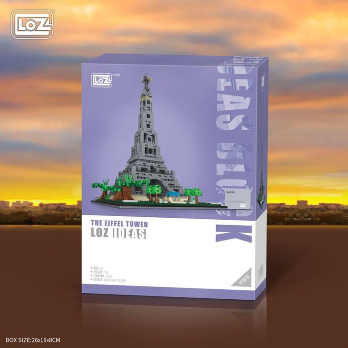 Loz Loz Ideas Mini Block Ai Feier Tower Building Bricks Set 26 X 19