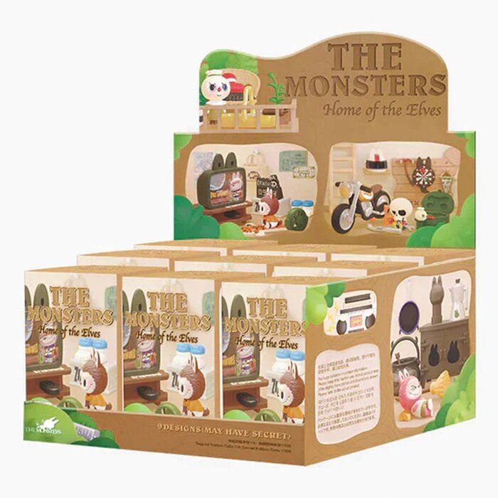 Popmart THE MONSTERS Home of the Elves Series Prop (Case of 9 Blind ...