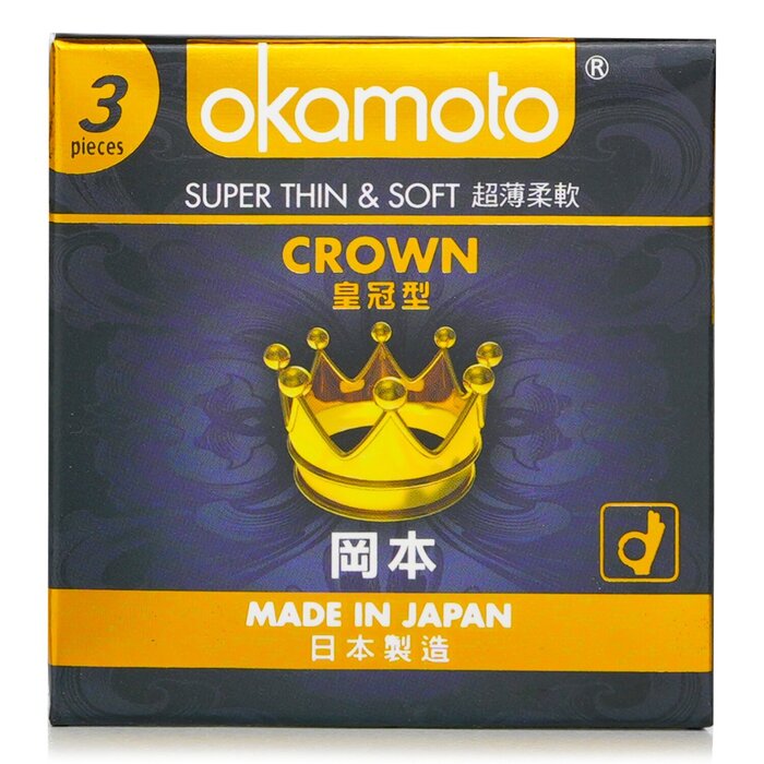 Okamoto Crown Condom 3pcs 3pcs/box | Strawberrynet HKEN