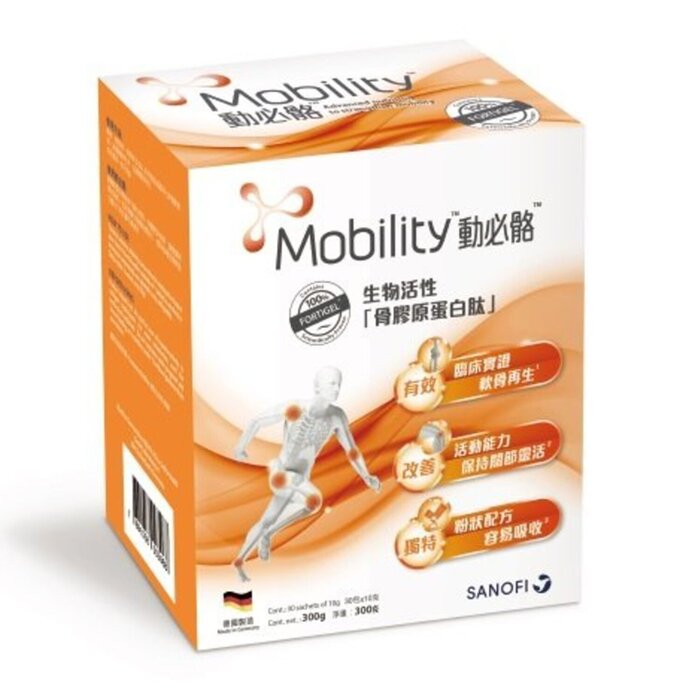 Mobility - 動必骼 Bioactive Collagen Peptide (100% Fortigel) 10g x30 packs ...