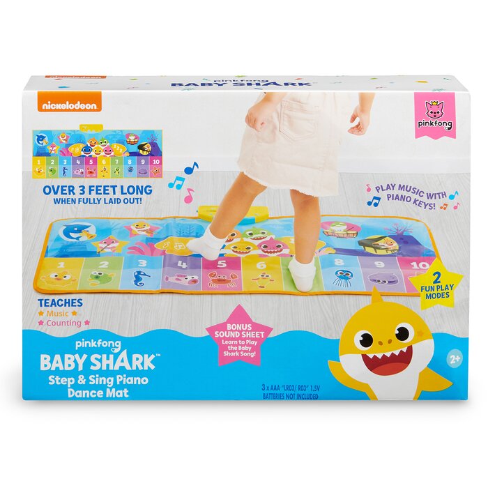 Pinkfong - Baby Shark Dancing Mat 23x33x8cm - Learning Toys | Free ...