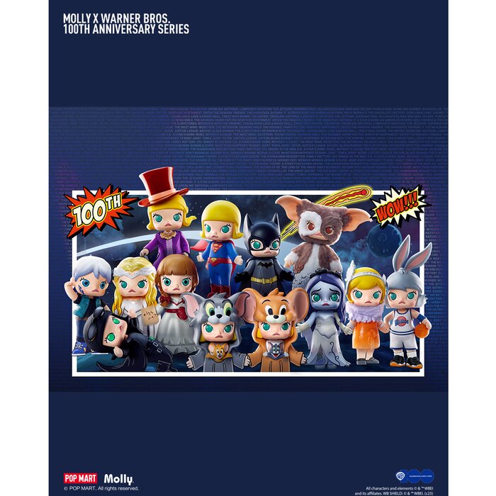 Popmart MOLLY × Warner Bros 100th Anniversary Series Figures ...