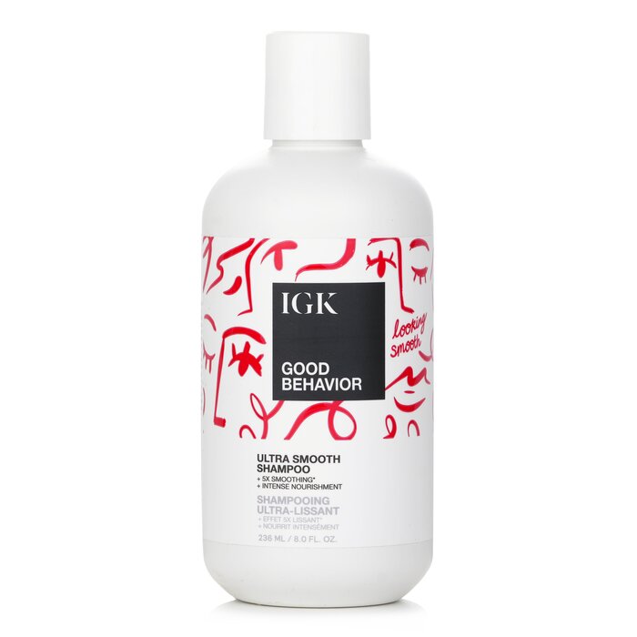IGK Good Behavior Ultra Smooth Shampoo 236ml/8oz | Strawberrynet PT