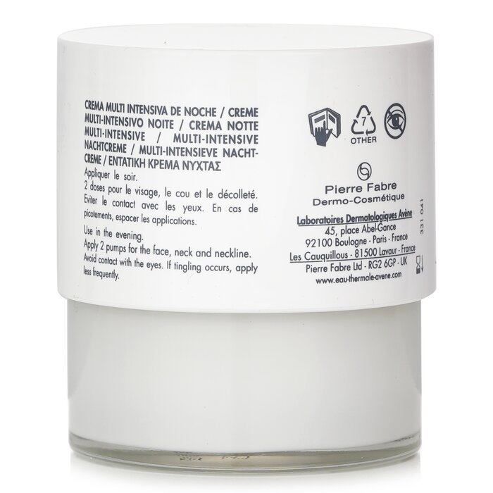 Avene Hyaluron Activ B3 Multi-Intensive Night Cream 40ml | Strawberrynet AU