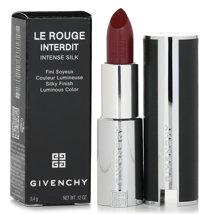 Givenchy Le Rouge Interdit Intense Silk Lipstick, N334 Grenat Volontaire 3.4g/0.12oz | סטרוברינט IL
