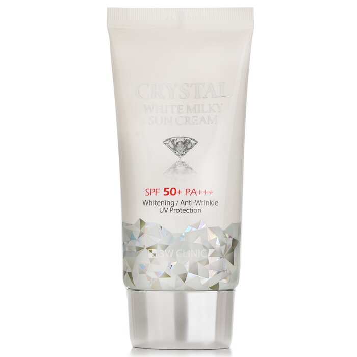 3W Clinic Crystal White Milky Sun Cream SPF 50+/PA+++ 50ml ...