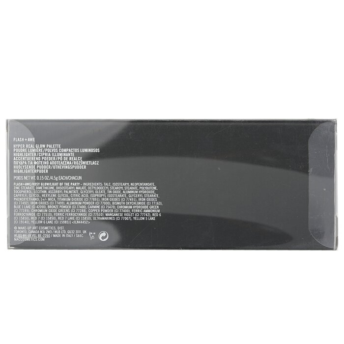 MAC Hyper Real Glow Palette, Flash + Awe 13.5g/0.45oz | Strawberrynet HKEN