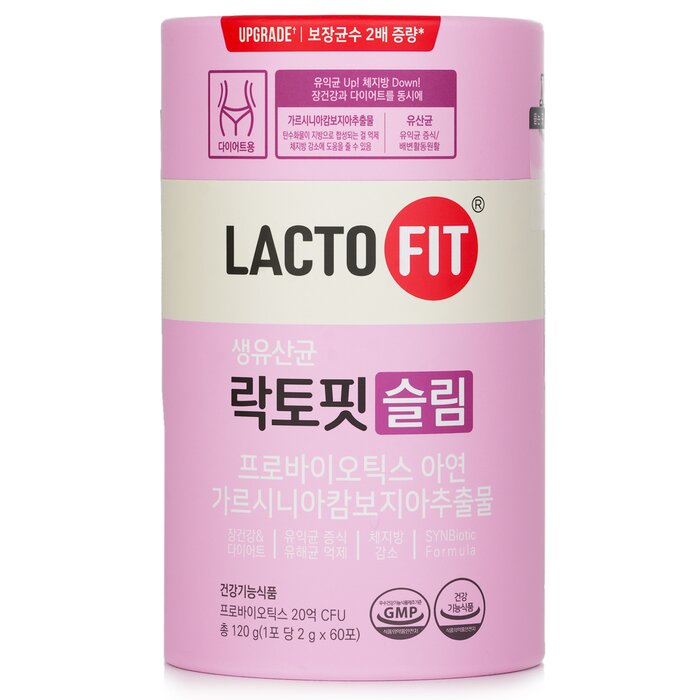 LACTO-FIT Latest Upgrade Slim Intestinal Health Probiotics Adult 60 ...