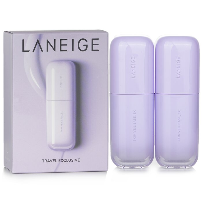 Laneige Skin Veil Base EX SPF 28 Duo Set, No. 40 Purple 30ml x2pcs ...