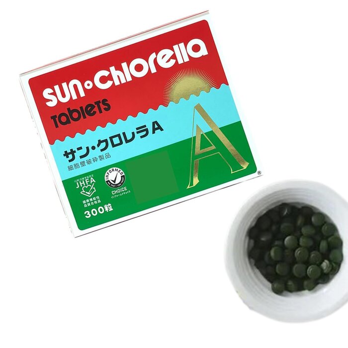 SUN CHLORELLA Chlorella Tablets 300 pcs x 3 boxes 300pcs x 3boxs 300pcs ...