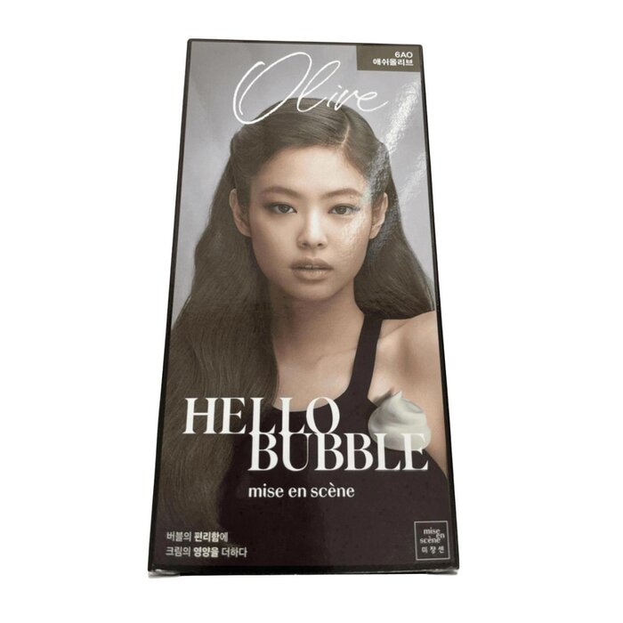 Mise en Scene Hello Bubble, 6AO Ash Olive 30g+60g+5g | סטרוברינט IL