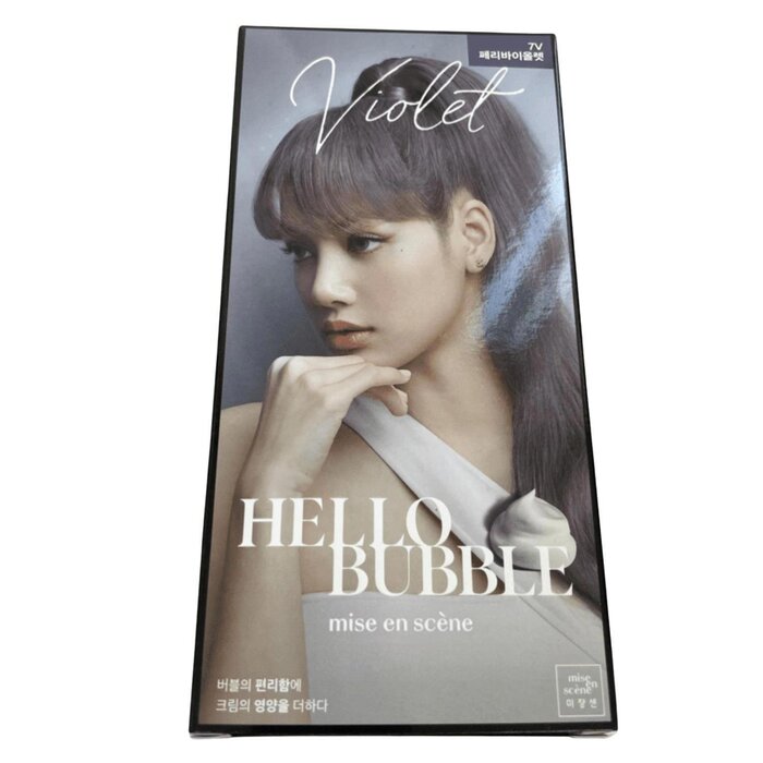 Mise en Scene Hello Bubble, 7V Peri Violet 30g+60g+5g | Strawberrynet MYEN