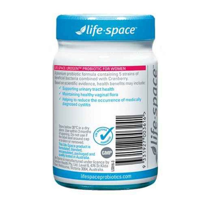Life Space Urogen Probiotic for Women 60 capsules | Strawberrynet USA