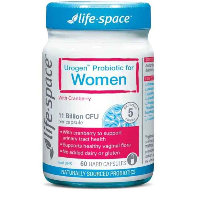 Life Space Urogen Probiotic for Women 60 capsules | Strawberrynet USA
