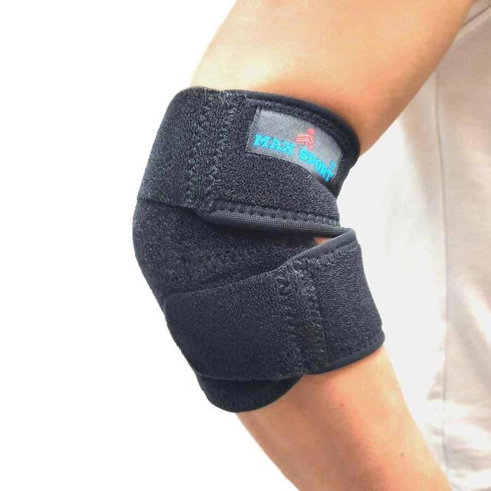 MAX SPORT Neoprene Elbow Support [ Made in Taiwan] , One Piece, Size ...