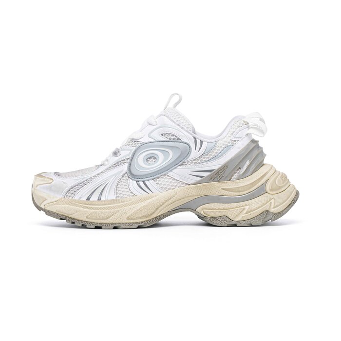 OLD ORDER TURBO GT RUNNING SHOE DESTROYED WHITE 36 | Strawberrynet UK