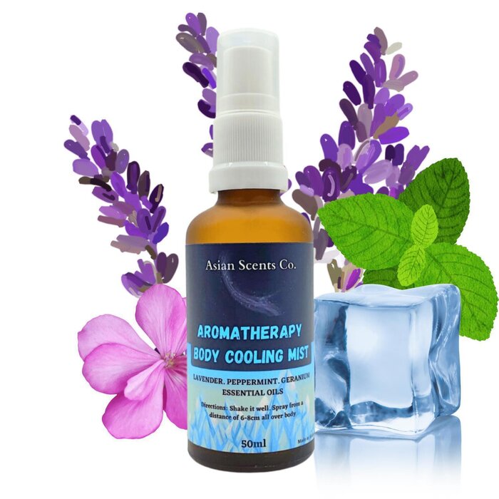 Asian Scents Co. Aromatherapy Body Cooling Mist 50ml | Strawberrynet MYEN