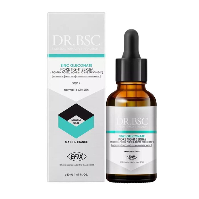 EFIX DR.BSC (ZINC GLUCONATE)Pore Tight Serum 30ml | Strawberrynet RUEN
