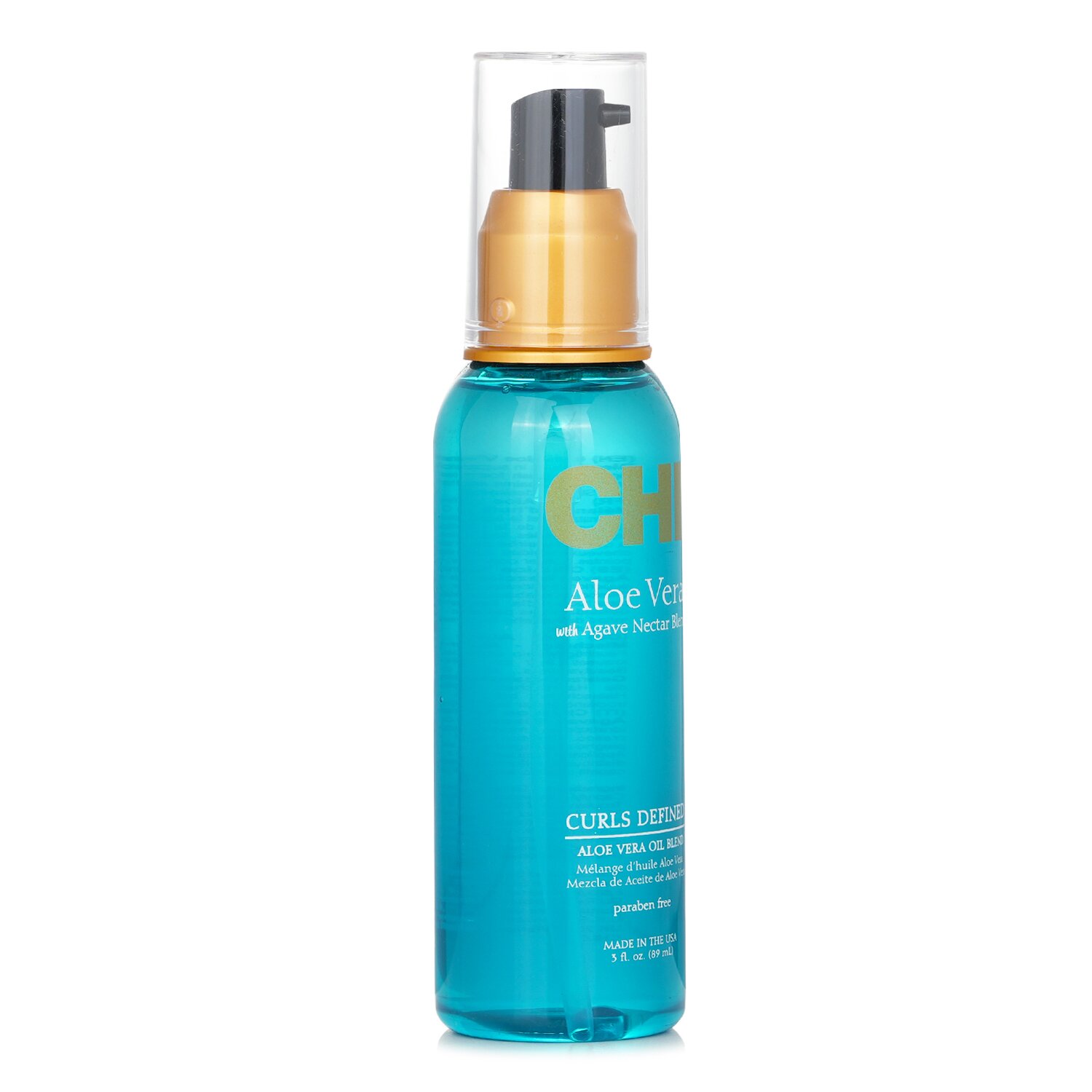 CHI Aloe Vera with Agave Nectar Curls Defined Aloe Vera Oil 89ml/3oz ...