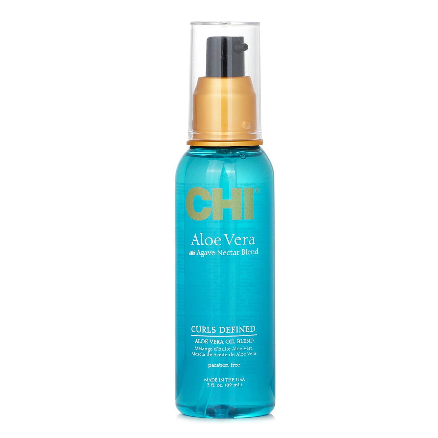 CHI Aloe Vera with Agave Nectar Curls Defined Aloe Vera Oil 89ml/3oz ...
