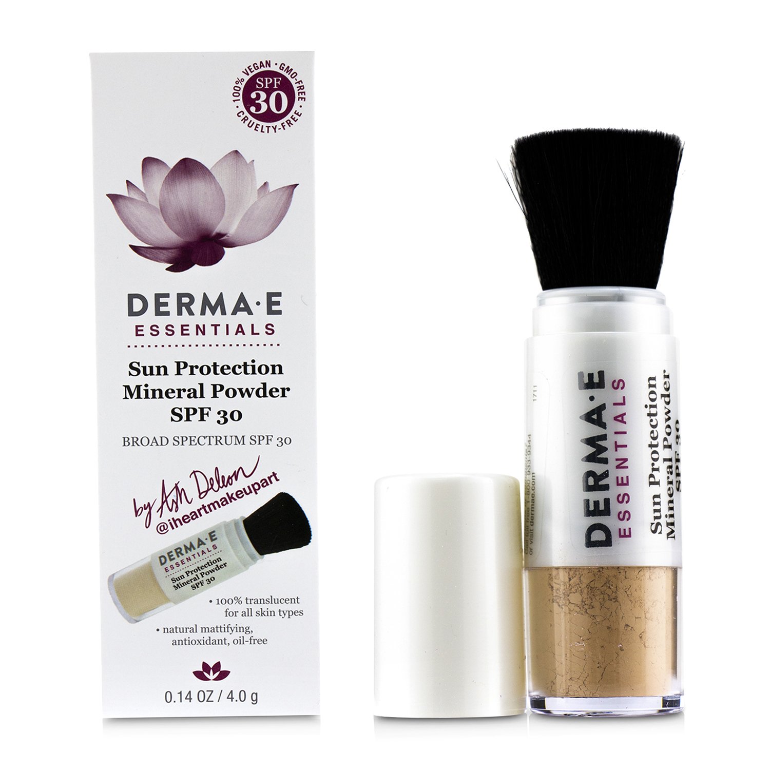 Derma E Essentials Sun Protection Mineral Powder SPF 30 4g/0.14oz ...