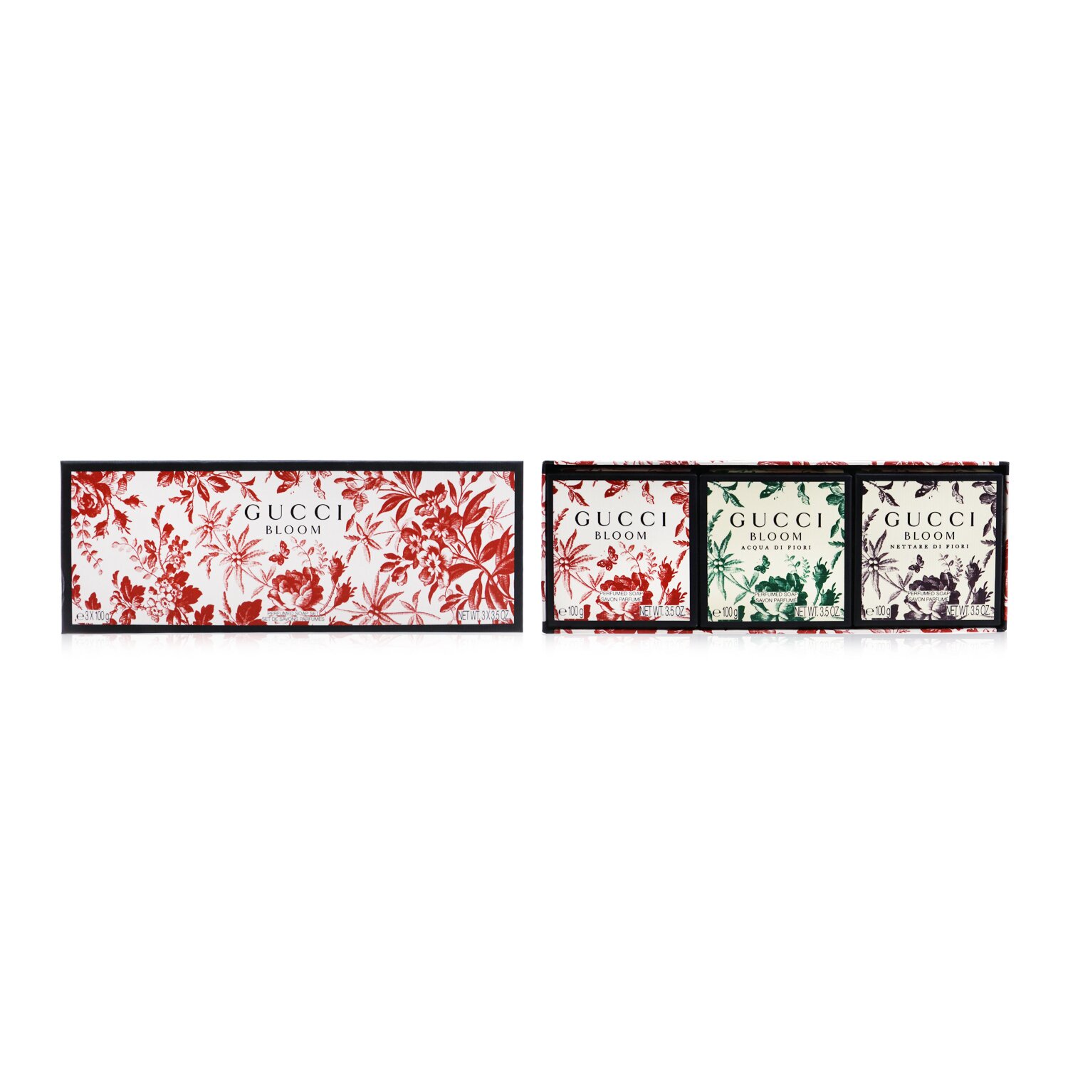 Gucci Bloom Perfumed Soap Coffret: Bloom + Bloom Acqua Di Fiori + Bloom ...