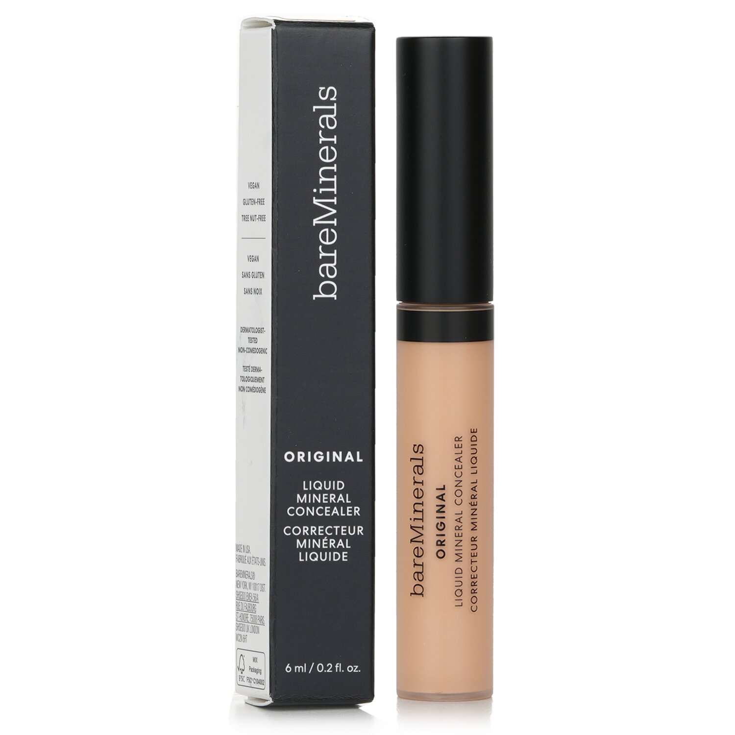 BareMinerals Original Liquid Mineral Concealer, 1N Fair 6ml/0.2oz ...