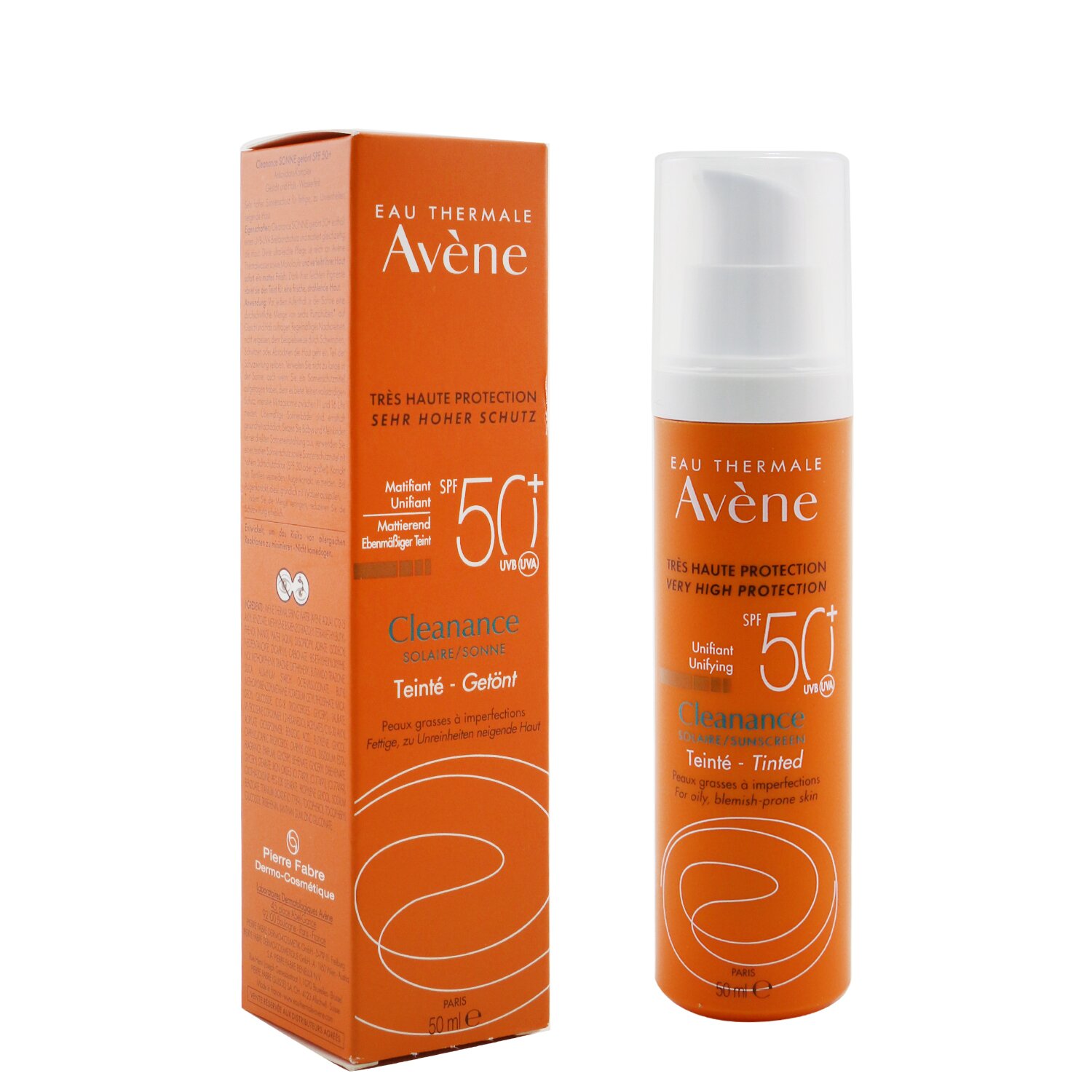 Avene Very High Protection Cleanance Unifying Tinted Sunscreen SPF 50 ...