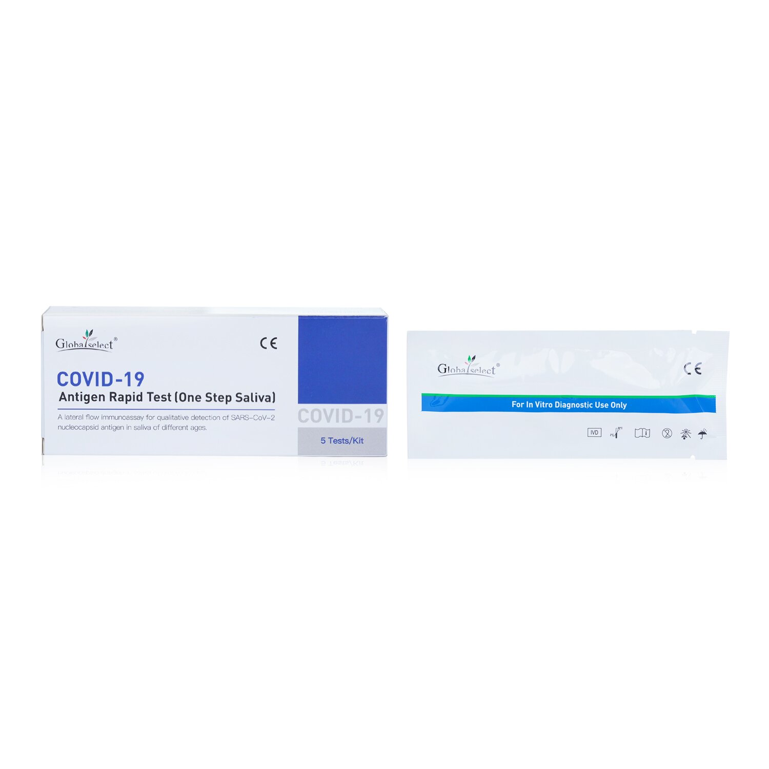 Global Select Covid-19 Antigen Rapid Test (One Step Saliva) 50 Test ...