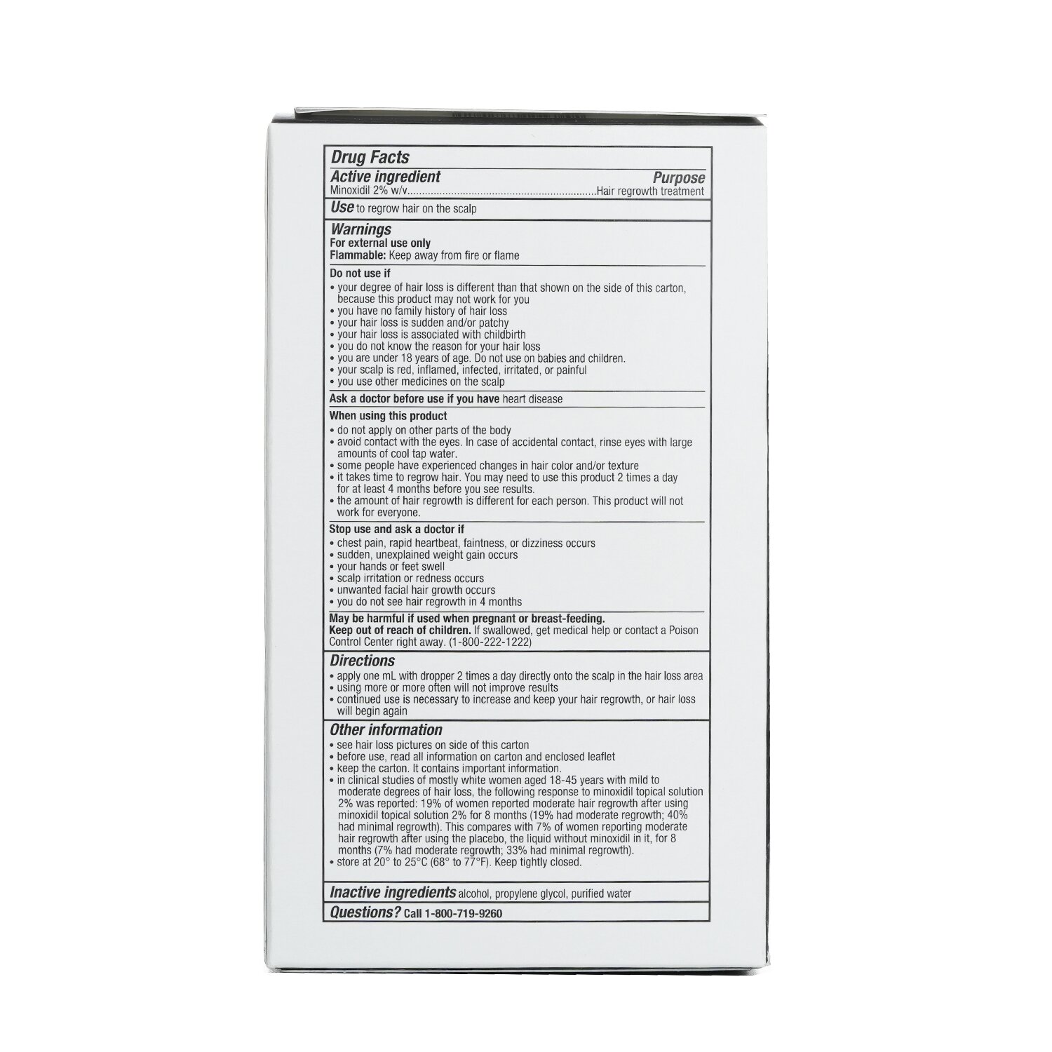 Nioxin Minoxidil 2% Hair Regrowth Treatment For Women 3x60ml/2oz ...