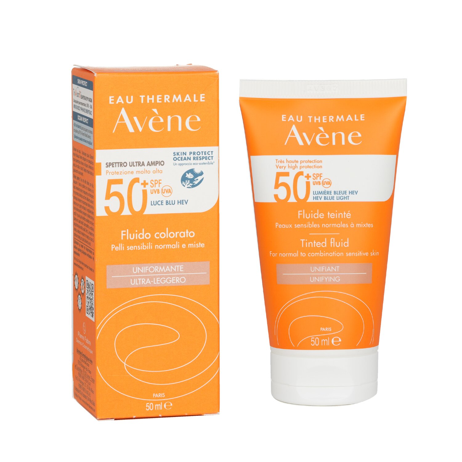 Avene Very High Protection Tinted Fluid SPF50+ - For Normal to ...