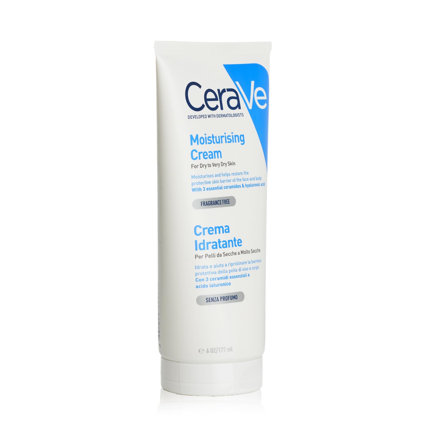 CeraVe Moisturising Cream For Dry to Very Dry Skin 177ml/6oz ...