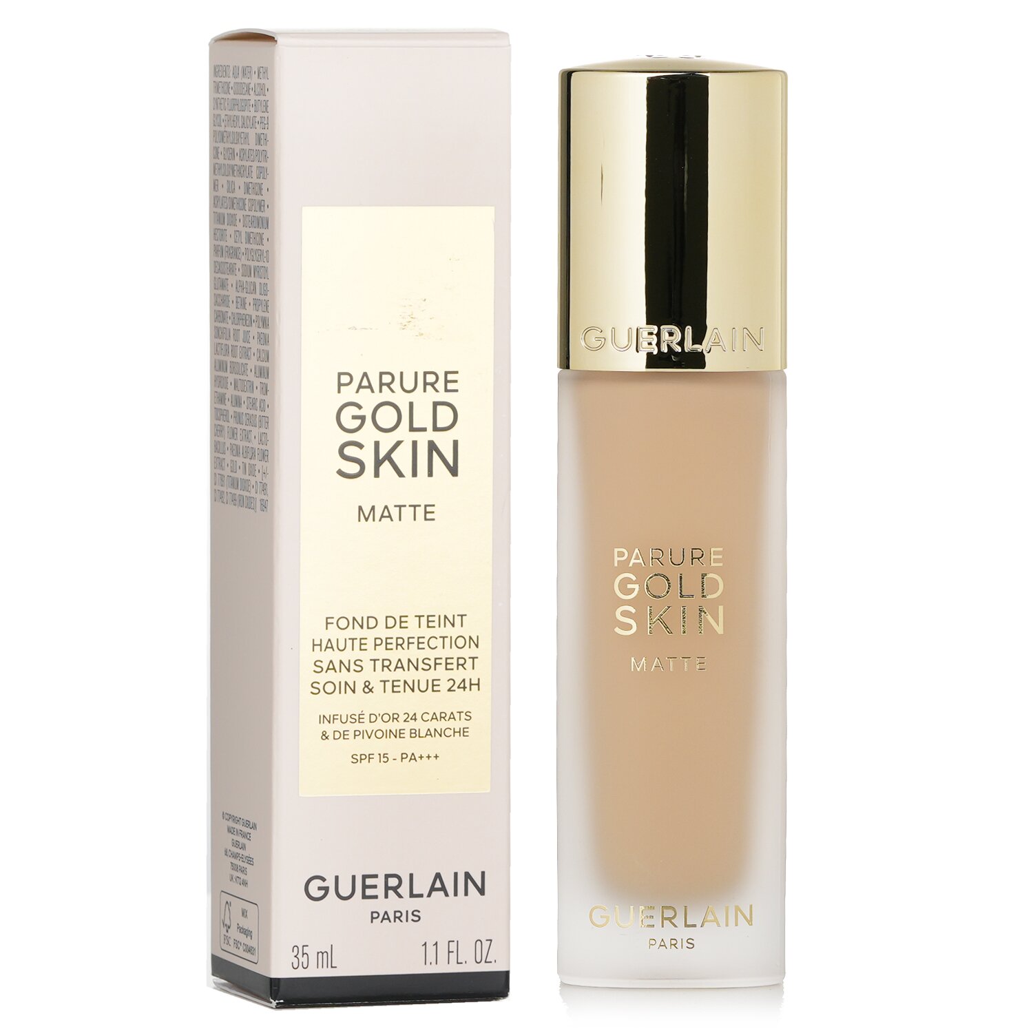 Guerlain Parure Gold Skin Matte Foundation SPF15, 0N Neutral 35ml/1.1oz ...