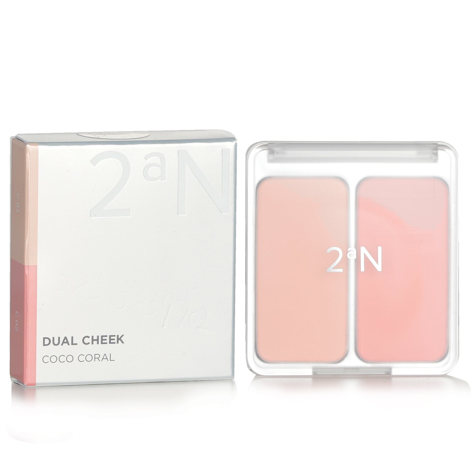 2aN Dual Cheek - # 3 Coco Coral 4.5gx2 | Strawberrynet HKEN