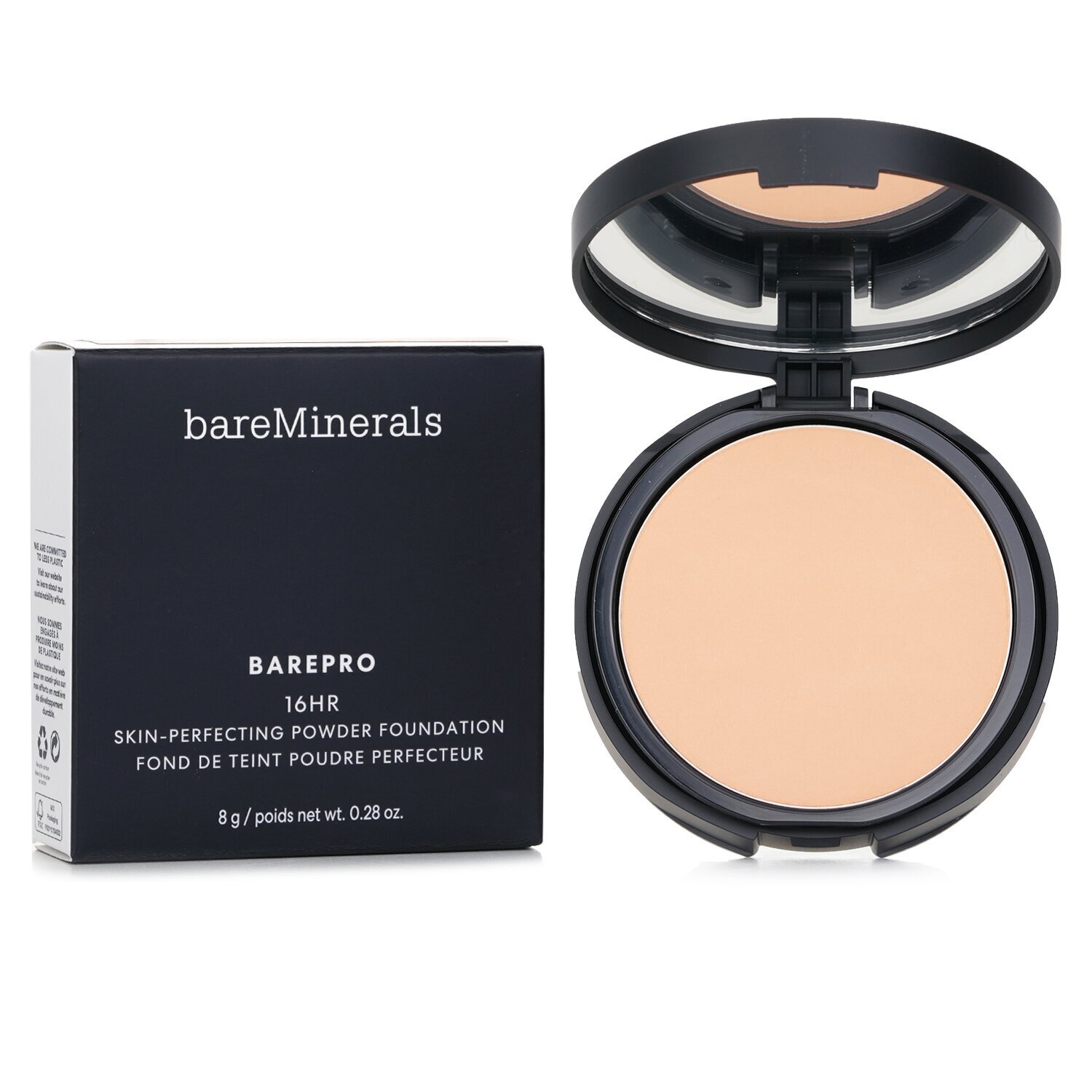 BareMinerals Barepro 16HR Skin Perfecting Powder Foundation, 15 Fair ...