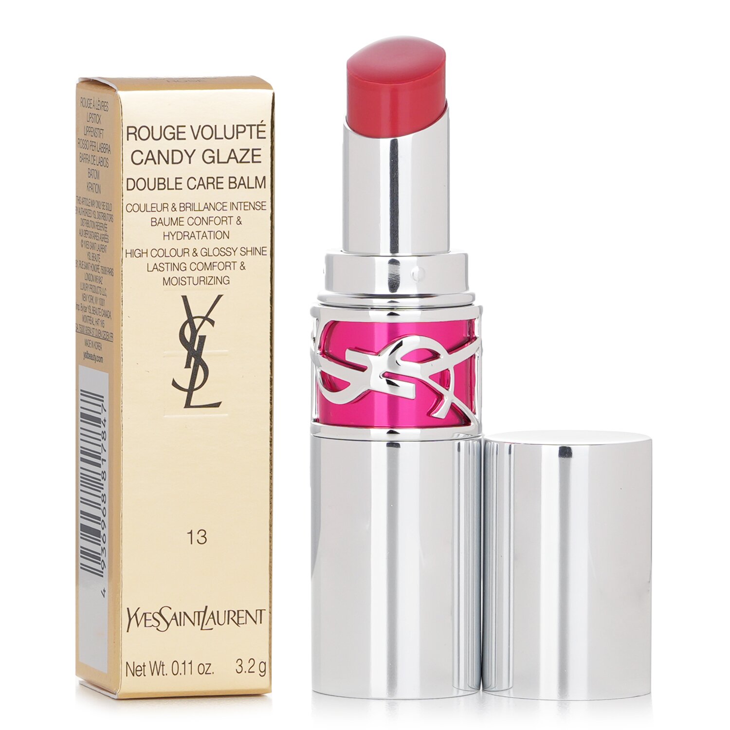 Yves Saint Laurent Rouge Volupte Candy Glaze Double Care Balm, 13 ...