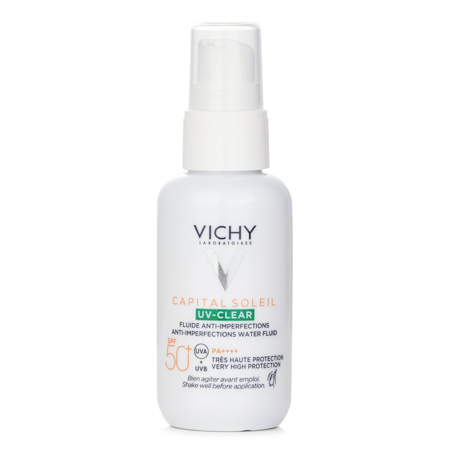 Vichy Capital Soleil UV Clear Anti Imperfections Water Fluid SPF 50 ...