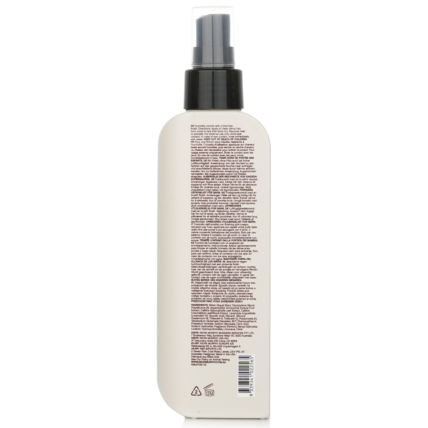 Kevin.Murphy Ever.Smooth Spray (Smoothing Heat Activated Style Extender ...
