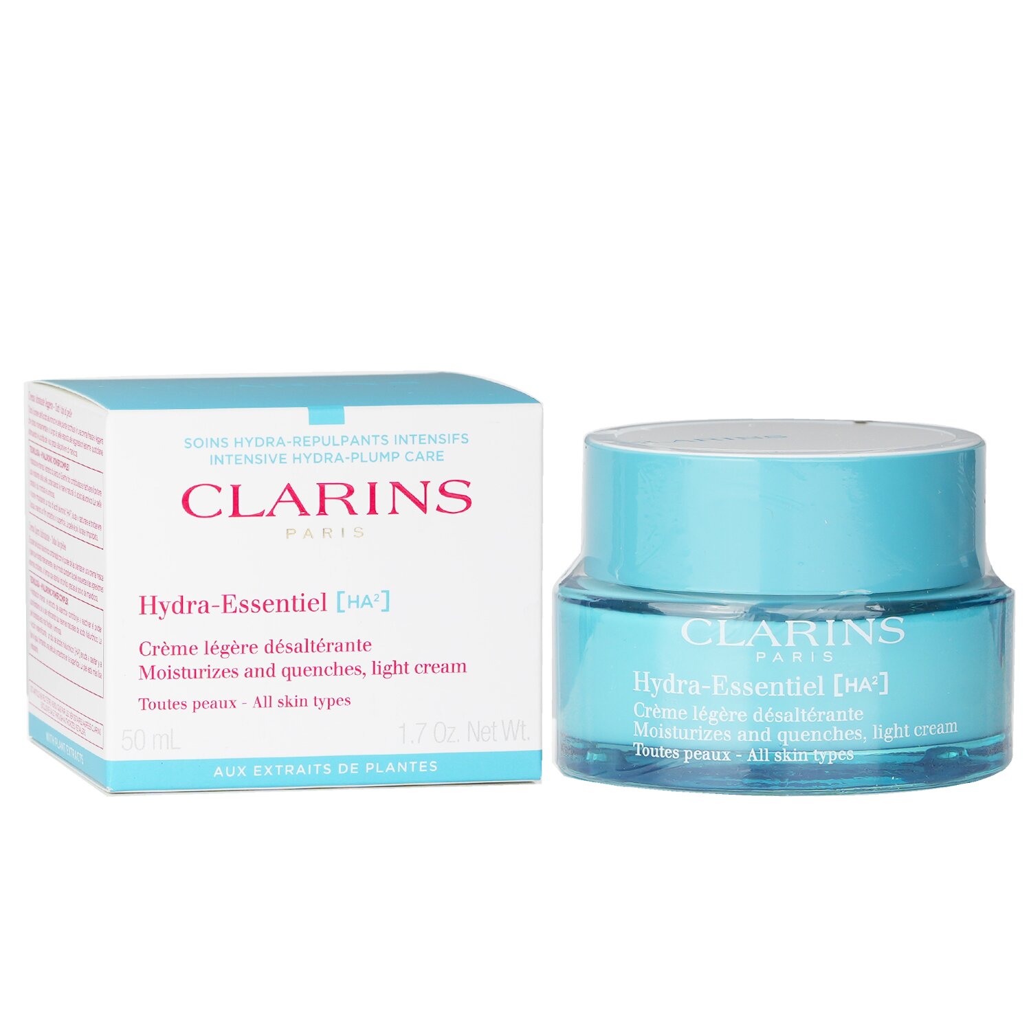 Clarins Hydra Essentiel [HA²] Moisturizes And Quenches, Light Cream ...