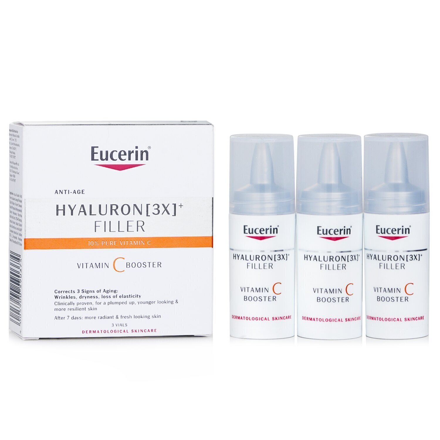 Eucerin Hyaluron 3X+ Filler Vitamin C Booster (Exp. Date: 02/2024) 3x8ml | Strawberrynet AU