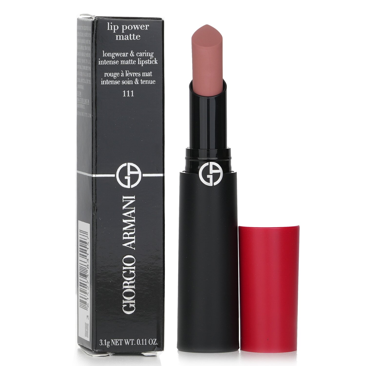 Giorgio Armani 亞曼尼 Lip Power Matte 輕柔啞亮唇膏, 111 True 3.1g/0.11oz ...
